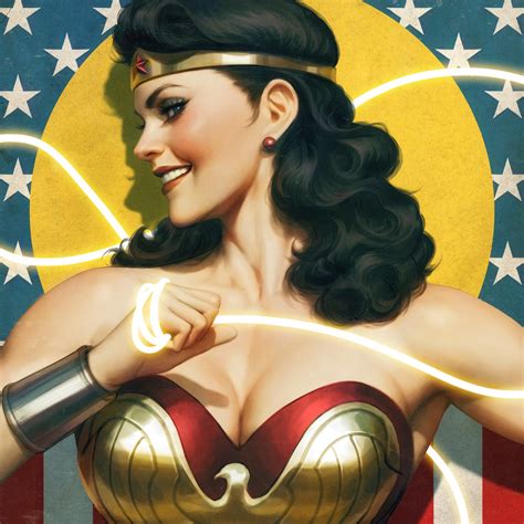 Wonder Woman™ New History Of The Dc Universe Fine Art Print By Stanley