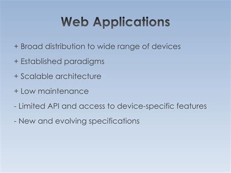 Ppt The Mobile Web Framework Powerpoint Presentation Free Download