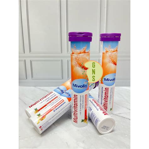 Jual Dm Mivolis Multivitamin Effervescent Cdr Tropical Flavour Tablet