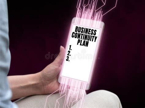 Text Caption Presenting Business Continuity Plan Business Approach