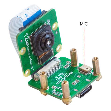 Arducam 12mp Imx708 Usb C Uvc Fixed Focus Camera Module With Microphone The Pi Hut