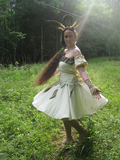 Leafeon Cosplay By Leafywildflower On Deviantart