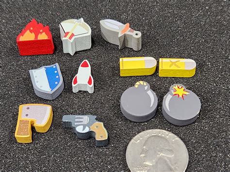 Weapon Token Board Game Piece Upgrades Board Game Modder