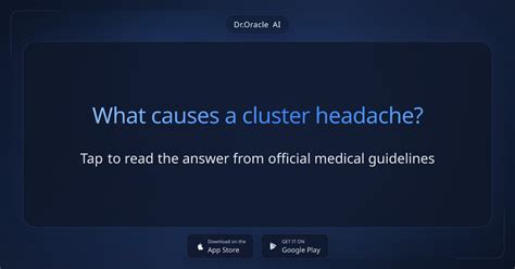 What Causes A Cluster Headache