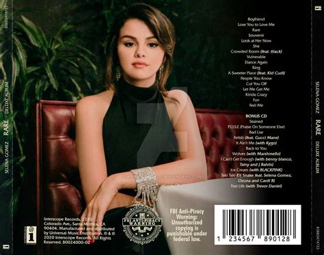 Selena Gomez Rare Deluxe Back Cover By Rodrigomndzz On Deviantart
