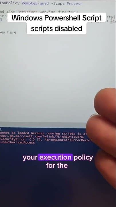 😱 Powershell Scripts Blocked 🪦 Temporarily Bypass Script Execution