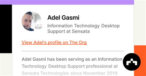 Adel Gasmi Information Technology Desktop Support At Sensata The Org