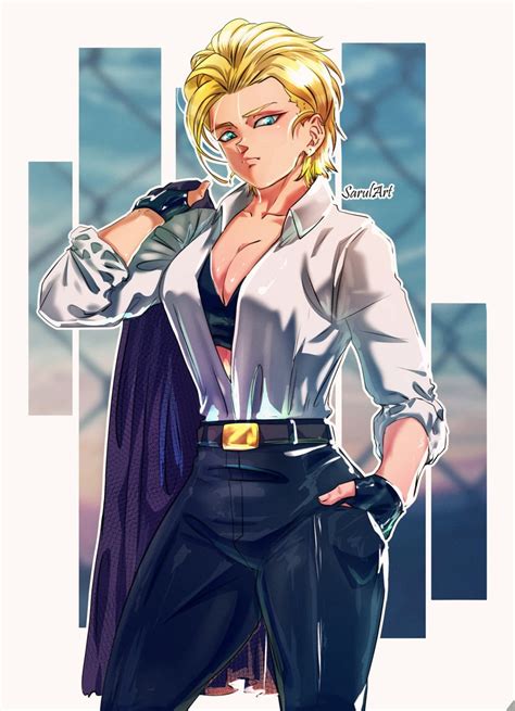 Android 18 Dragon Ball And 1 More Drawn By Sarulart Danbooru
