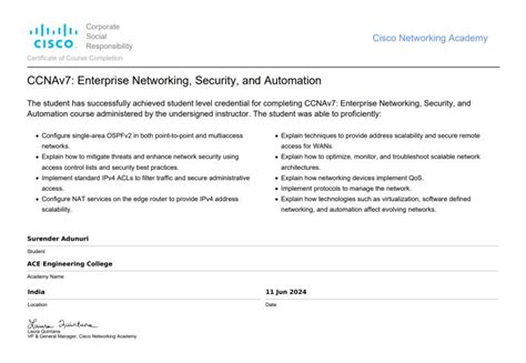 surender adunuri on linkedin cisco networking ccna achievement