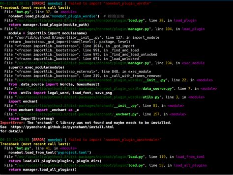插件加载错误 · issue 6 · noneplugin nonebot plugin wordle · github