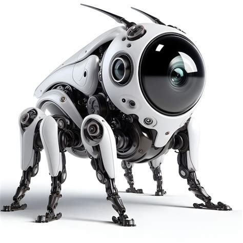 Premium Photo 3d Futuristic Grasshopper Bugs Insects Smart Robot