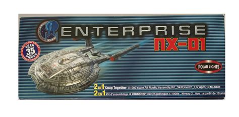 Vintage Polor Lights 2006 Star Trek Enterprise Nx 01 1 1000 Scale 2 In