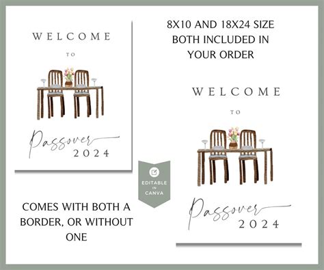 Messianic Passover Celebration Bundle Passover Invitation Passover