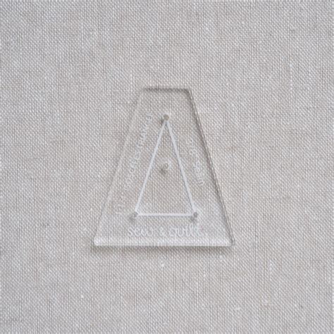 Acrylic Cutting Template 1 14 Isosceles Triangle Sew And Quilt