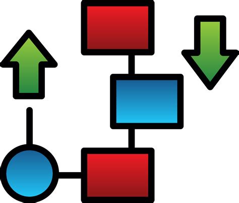 Flow Diagram Vector Icon Design Vector Art At Vecteezy