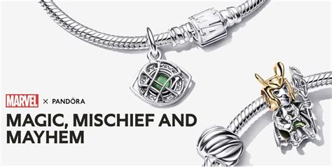 Pandora x Marvel Jewelry Introduce New Character Charms