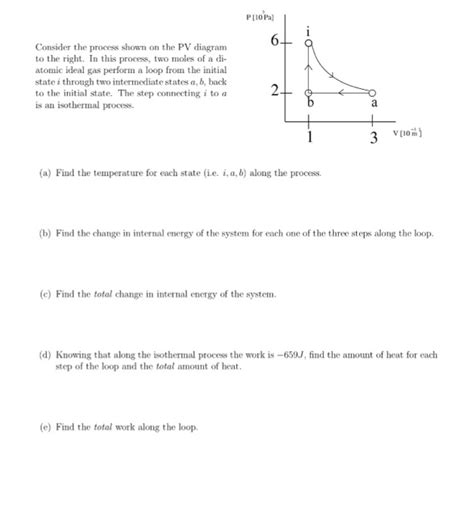 solved consider the process shown on the pv diagram to the