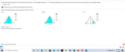 Solved Assume the random variable X is normally distributed | Chegg.com