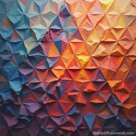 Triangular Pattern Stable Diffusion Online