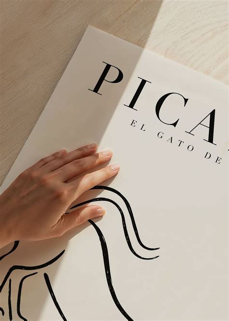 El Gato Poster Pablo Picasso