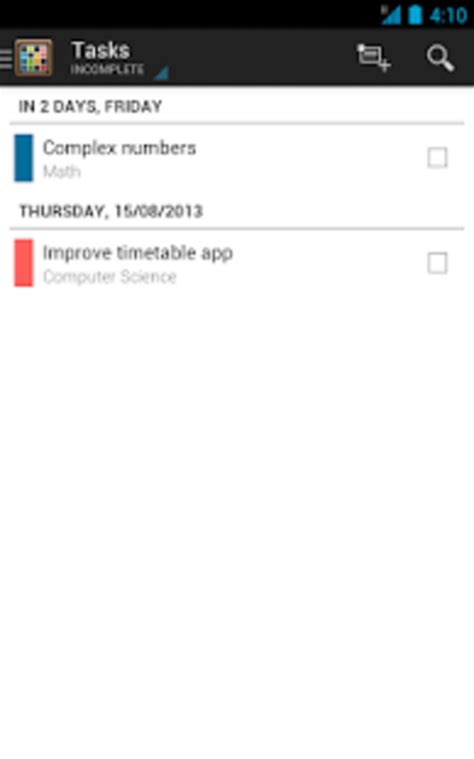 Timetable For Android Download Timetable For Android Download
