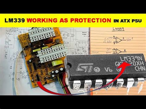 634 LM339 Differential Comparator IC As Voltage Current Protection In Computer ATX Power