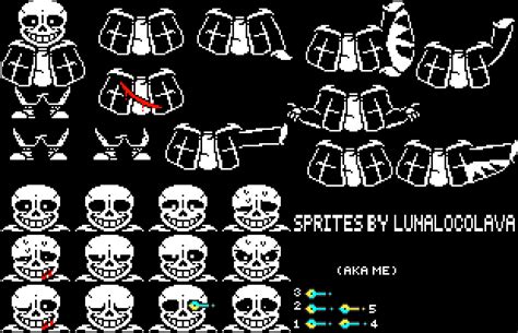 Pixilart My Sans Sprite Sheet By Lunall