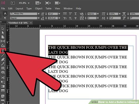 how to add a bullet in indesign 6 steps with pictures wikihow