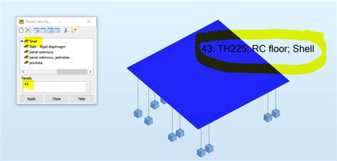 올바르게 정의된 직사각형 패널이 Robot Structural Analysis에서 메쉬되지 않음
