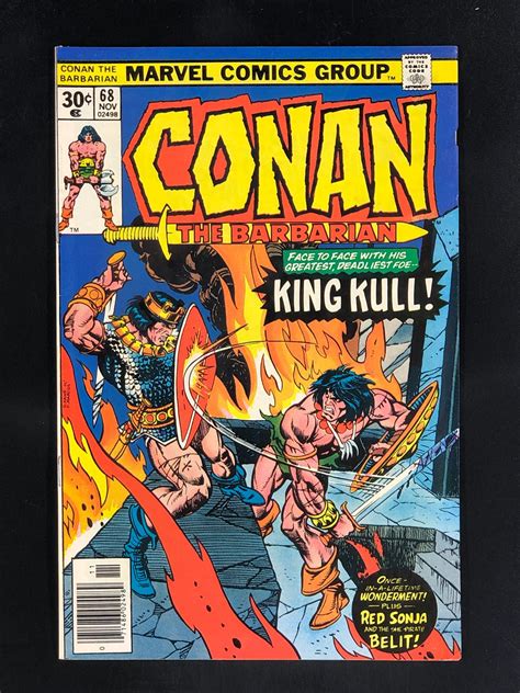 Conan The Barbarian 68 1976 Featuring Belit Red Sonja And King