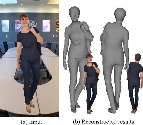 Figure 1 From Monocular Human Digitization Via Implicit Re Projection
