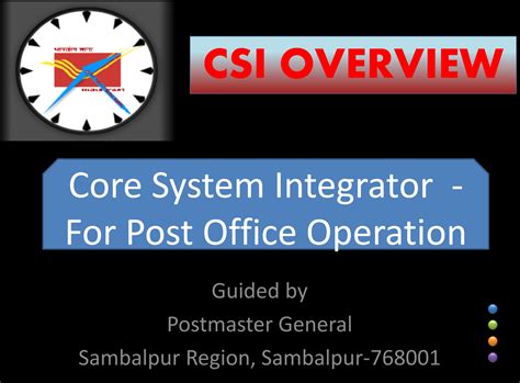 CSI Overview Very Useful Document India Posts Retired Officers Association