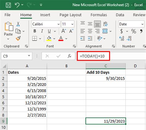 How To Add Or Subtract Dates In Excel