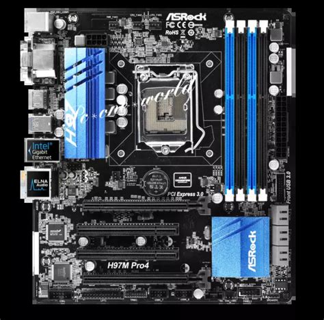 For Asrock H97 Pro4 System Board Lga1150 Ddr3 32g Hdmi Vga Hdmi Atx