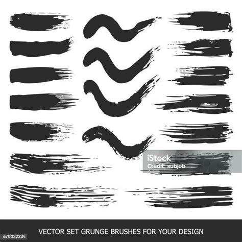 그런 지 그린된 줄무늬 집합입니다 블랙 라벨 텍스처 페인트 브러시 스트로크 벡터입니다 배경 수 제 디자인 요소입니다 Sport Set에 대한 스톡 벡터 아트 및 기타 이미지