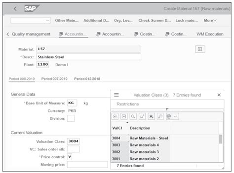 account determination in sap s 4hana materials management