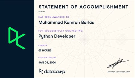 Proud To Share My Python Developer Update Kamran Barlas Posted On The