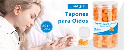 Emagie Tapones Para Oídos Tapones Para Dormir Sin Ruido 81 Pares 36