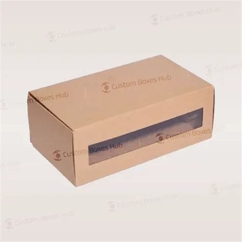 Get Customizable Boxes With Window At Wholesale CustomBoxesHub