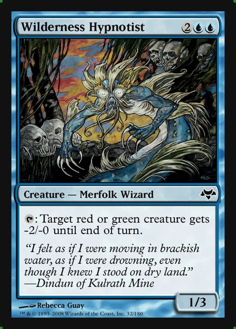 Wilderness Hypnotist Mtg Eventide 32 English Magic The Gathering