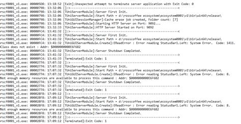 Bug Of Unigui 1 95 0 1587 Not Enough Memory Resource General Unigui Discussion Forums
