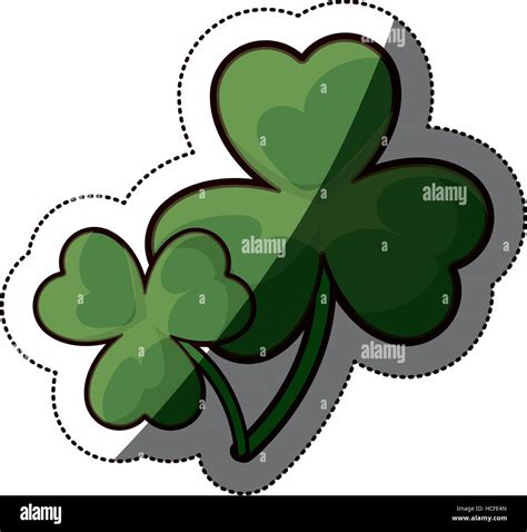Isolated Clover Leaf Design Stock Vector Image And Art Alamy