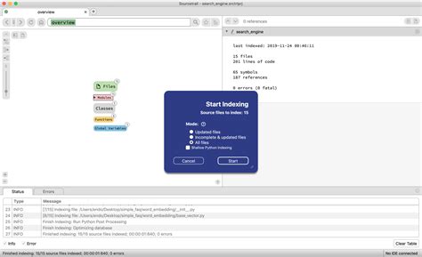コード可視化ツール「sourcetrail」でpythonで書いた自作簡易検索エンジンのソースコード解析をする Devops Qiita