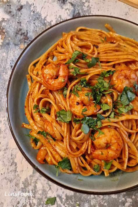 Sambal Prawn Pasta Easy 25 Minute Fusion Recipe