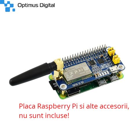 Lora Hat Sx1268 Pentru Raspberry Pi Frecventa 433mhz Pentru Europa Asia Africa