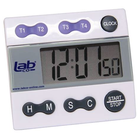 Timer LabCo Count Up Down Four Channel