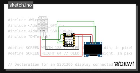 XIAO ESP C Display Wokwi ESP STM Arduino Simulator