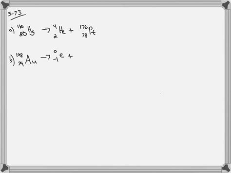 Solvedwrite The Balanced Nuclear Equation For Each Of The Following