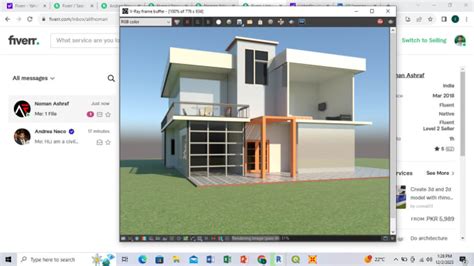 Do Rendering 3d Modelling Convert 2d Drawings To 3d By Inam Civil Fiverr