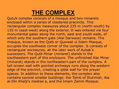 Qutub Minar Complex Plan
